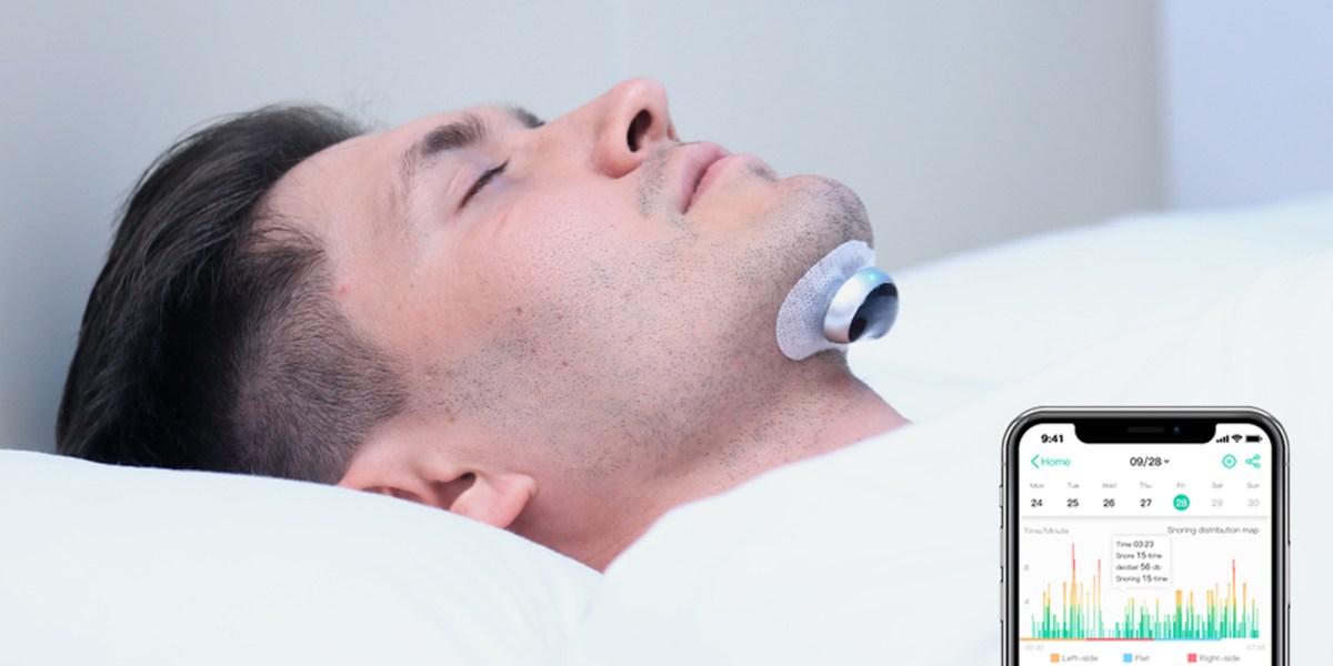Stop snoring with this high-tech wearable that's only $80 (Reg. $119)