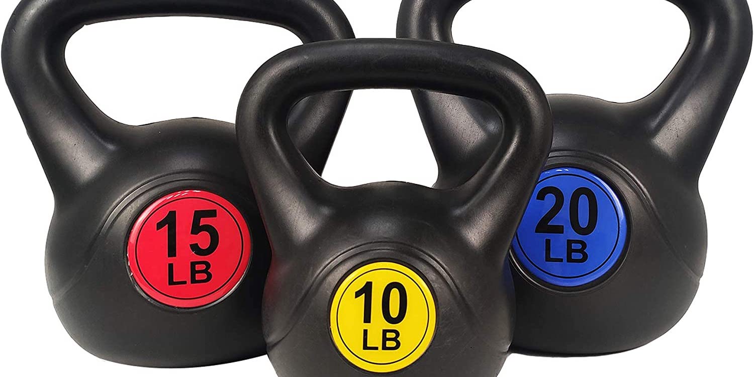 BalanceFrom's regularly up to $80 3-piece kettlebell set just hit an ...