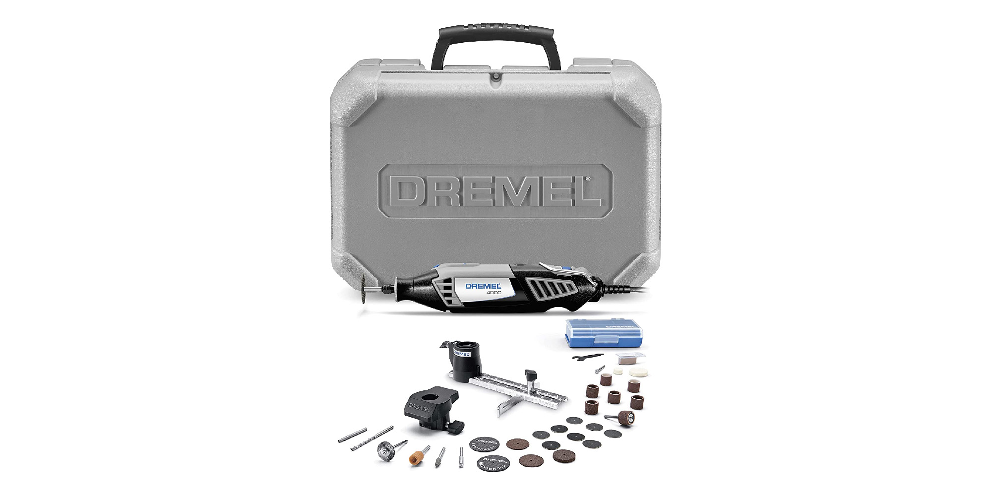 Dremel's 4000 High Performance Rotary Tool with 30-piece accessory kit ...