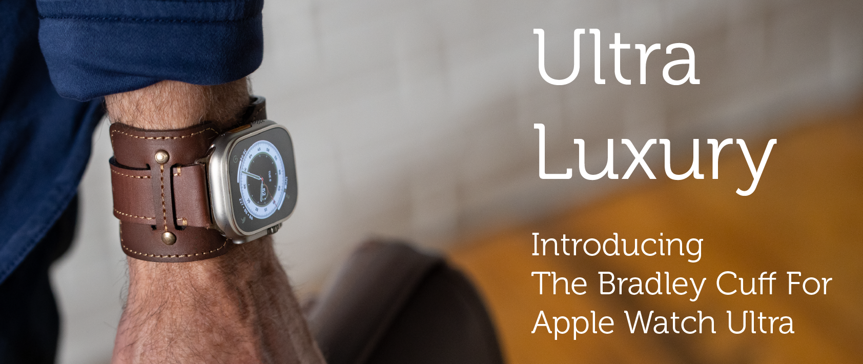 New Ultra Leather Strap and Cuff for Apple Watch at 30% off