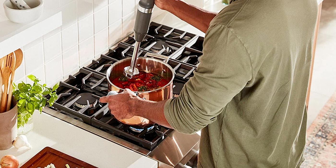 KitchenAid's cordless variable speed hand blender kit makes mixing easy ...