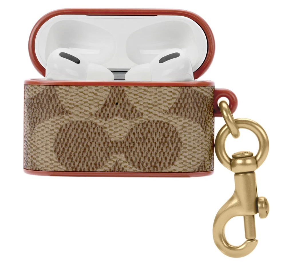 Coach AirPods Pro 2 Case wraps your buds in designer canvas