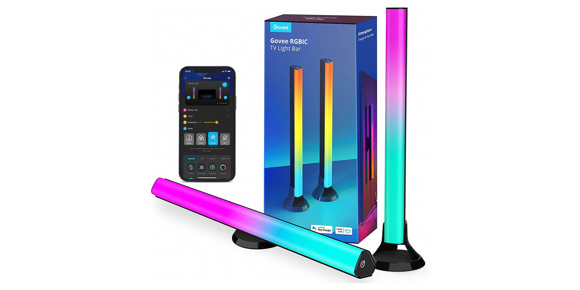 Govee's regularly $70 Dual RGBIC LED TV Light Bars falls 22% to new all ...