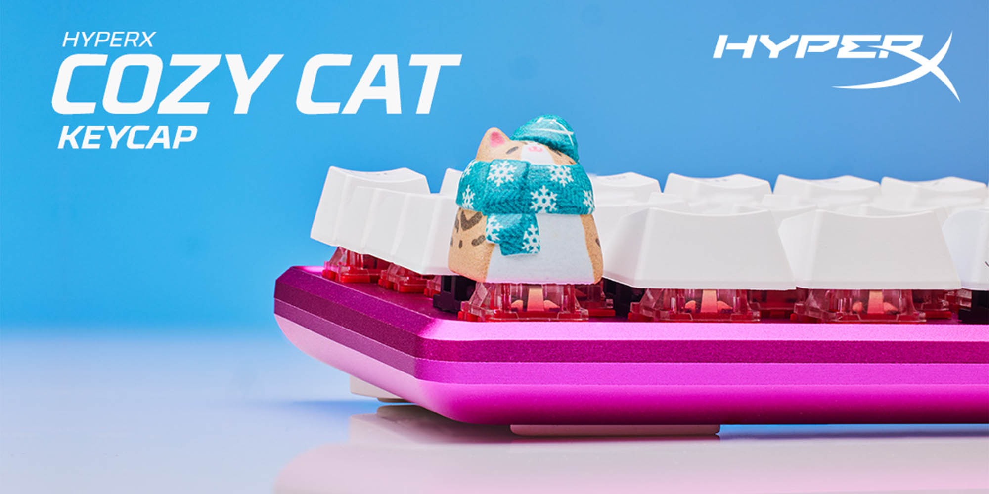 HyperX's Coco Cat 3D Printed keycap launches January 26