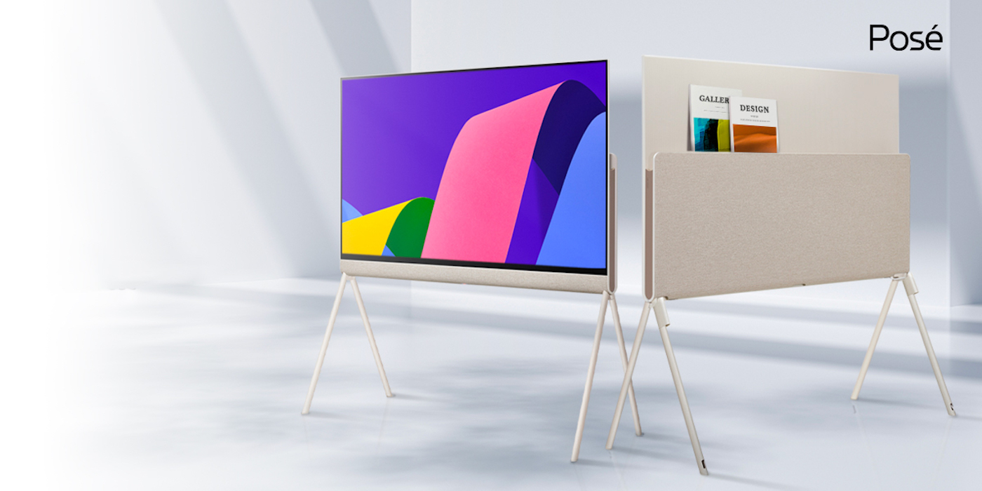 LG's unique easel-style Posé 4K smart TVs are now $200 off the going ...
