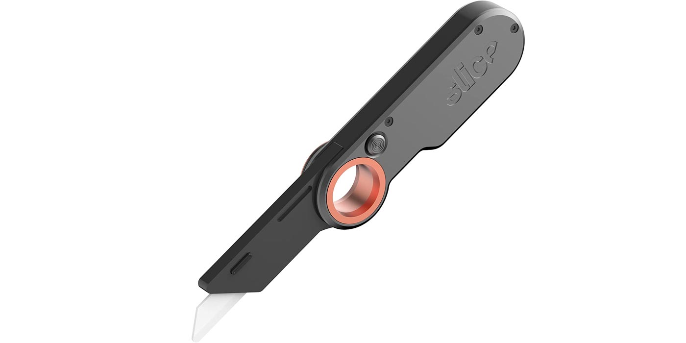 Slice's folding utility knife features a 'finger-friendly' blade to ...