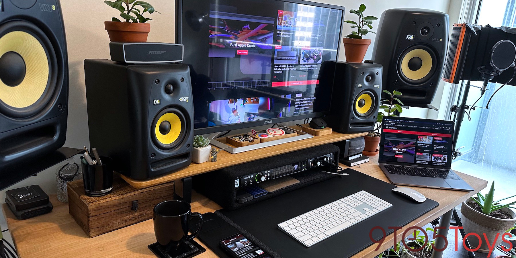 Behind the Screens: Justin's organic and natural wood Mac mini rig with ...