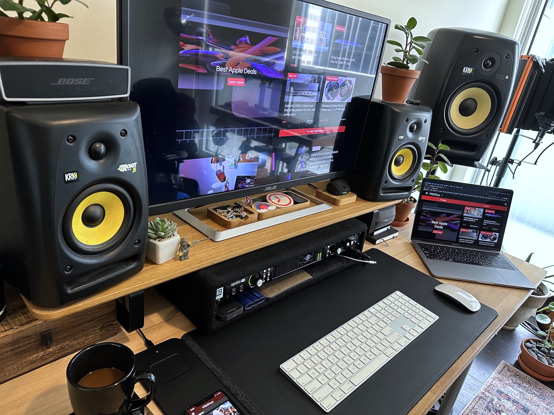Behind the Screens: Justin's organic and natural wood Mac mini rig with ...
