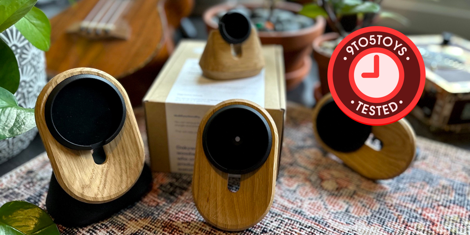 New wooden MagSafe stands from Oakywood