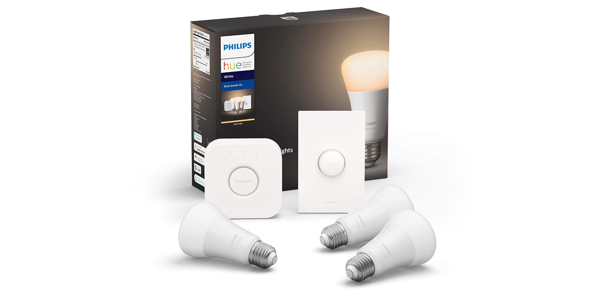 Philips Hue Smart Button Starter Kit includes 3 dimmable HomeKit bulbs ...