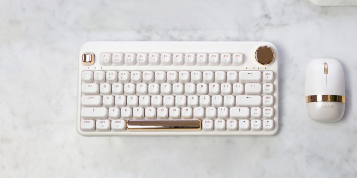 Azio's retro-inspired mid-century modern wireless IZO keyboard falls to ...