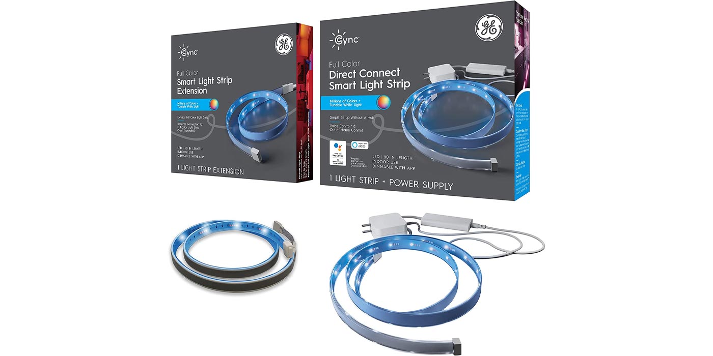 Add 10 feet of GE's Cync LED light strip to your smart home setup at ...
