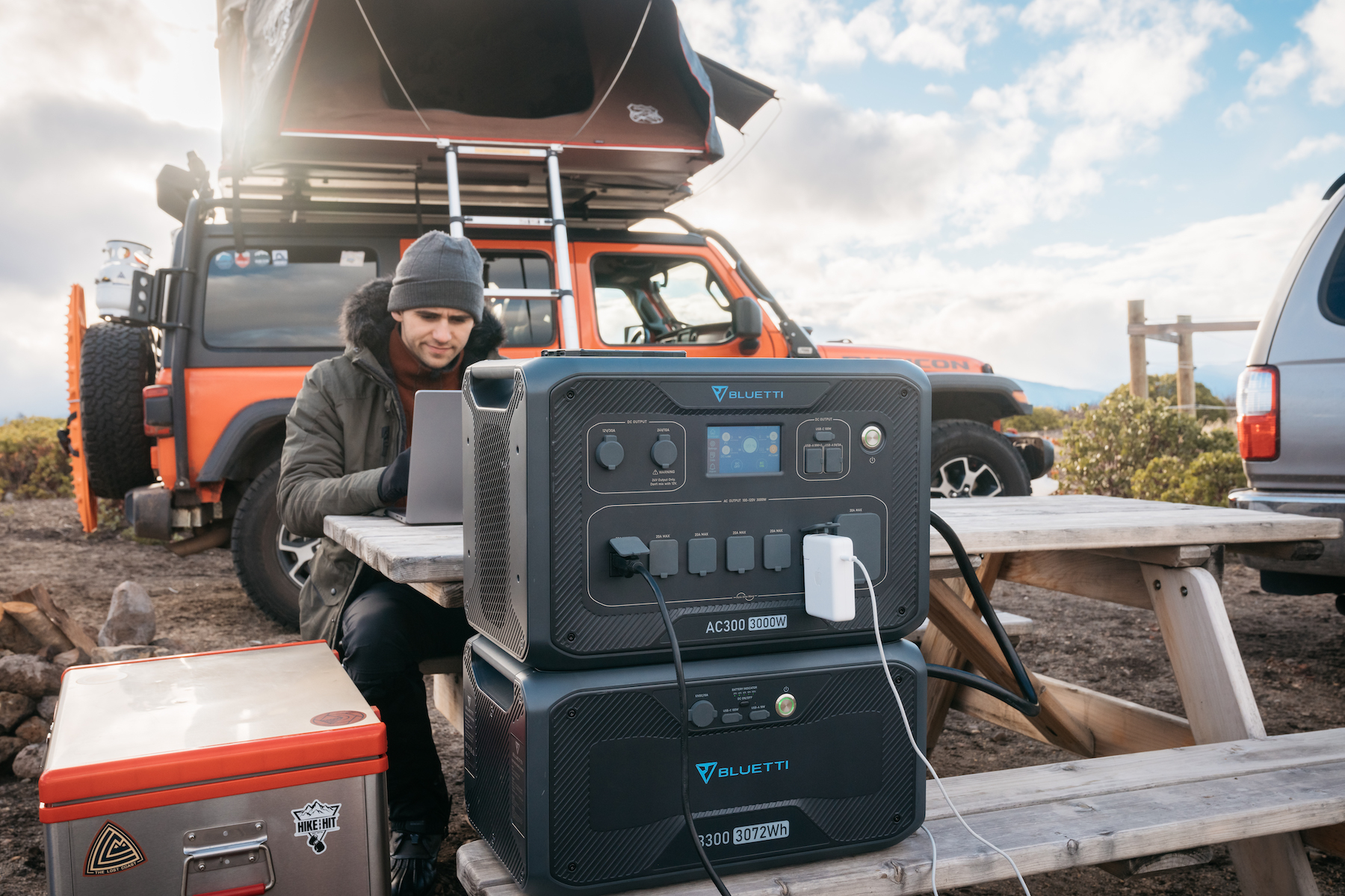 BLUETTI's custom AC300 power station lights up your home or off-grid ...