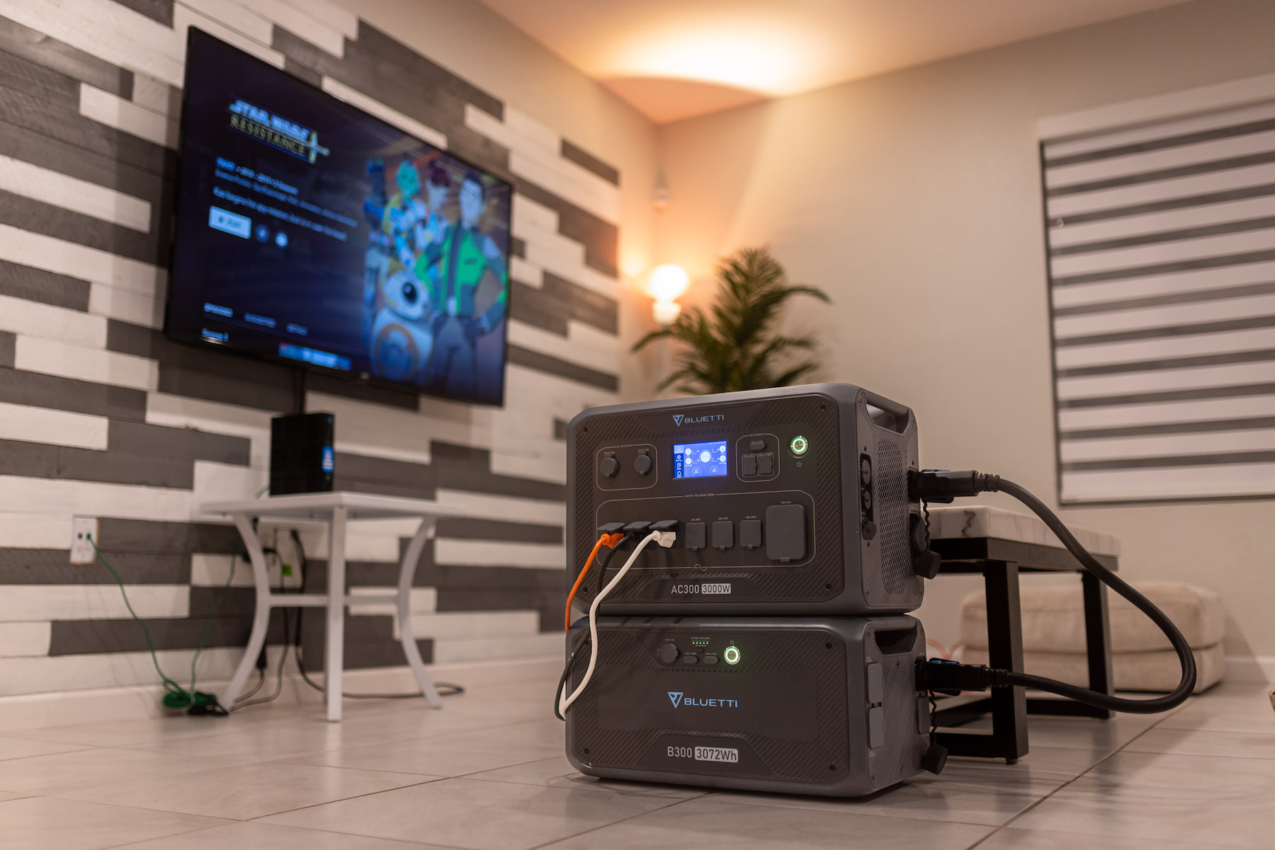 BLUETTI's custom AC300 power station lights up your home or off-grid ...