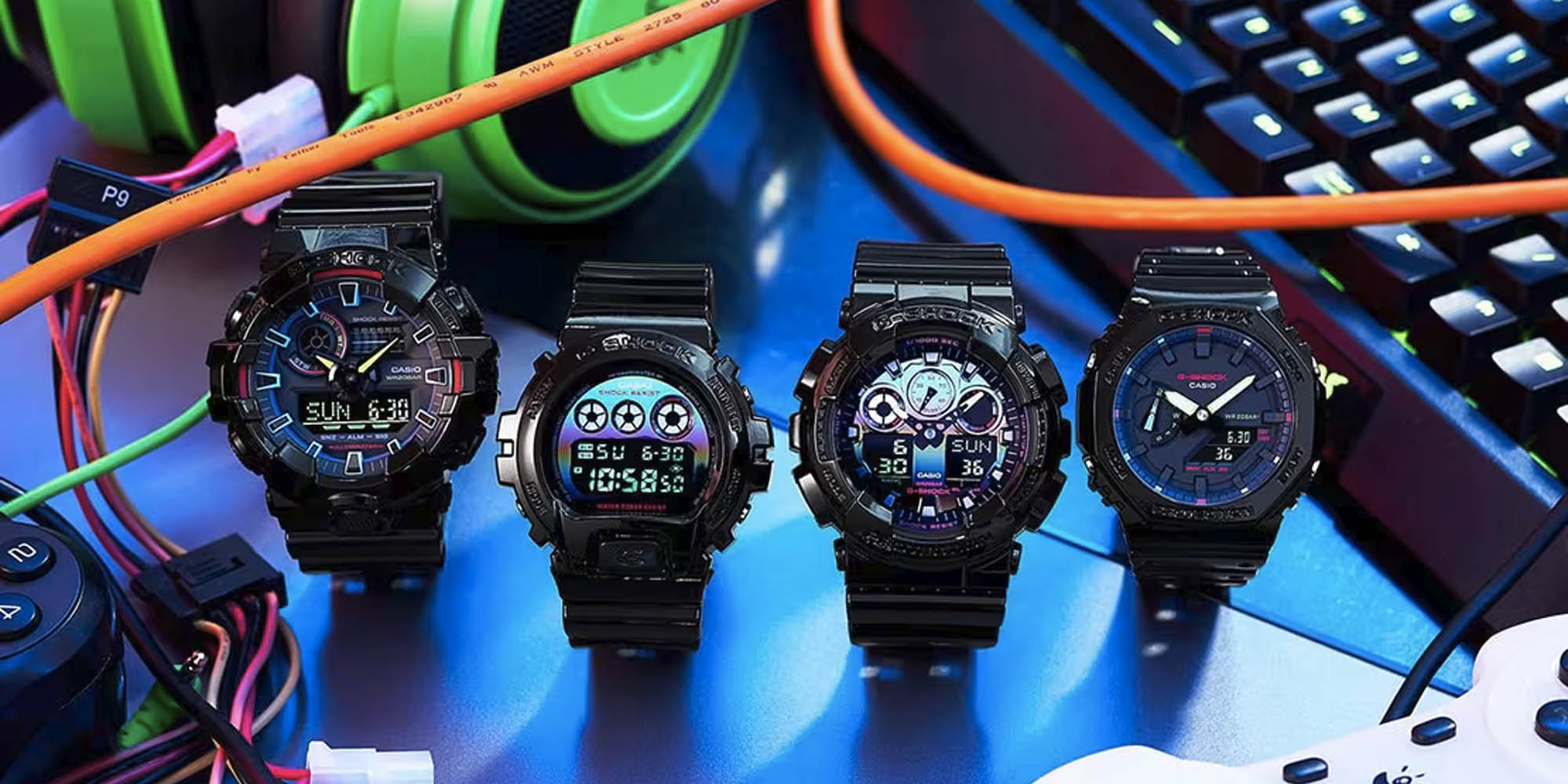 Casio unveils new 'Gamer's RGB' G-SHOCK watch collection
