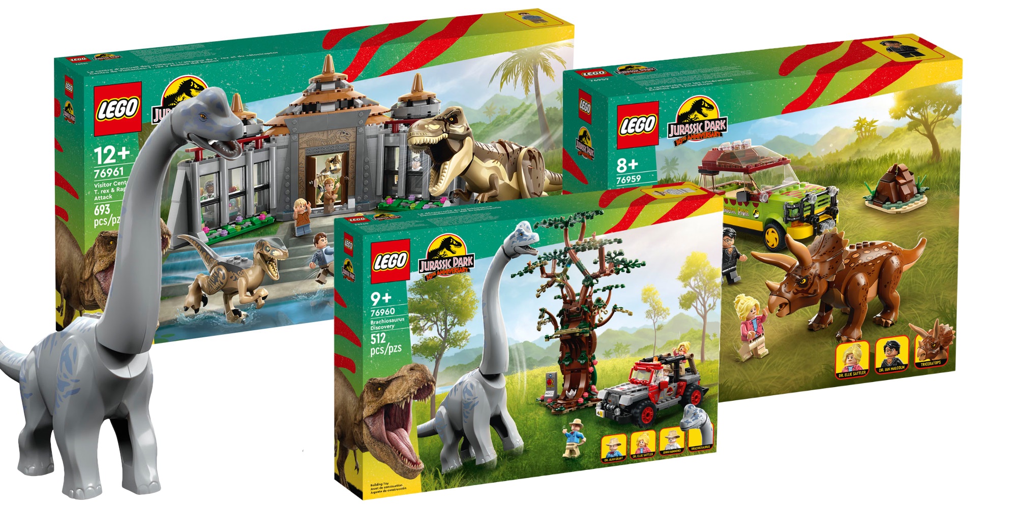 LEGO Jurassic Park 30th anniversary sets revealed