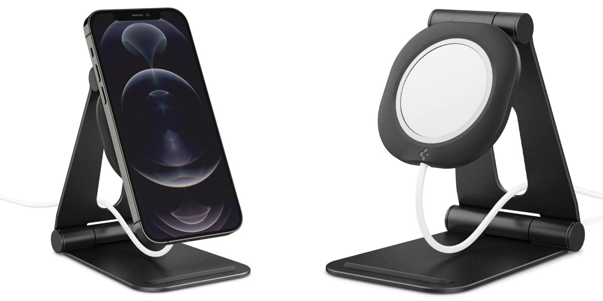 Spigen's Mag Fit S metal MagSafe Charger Stand hits new $12 Amazon all ...