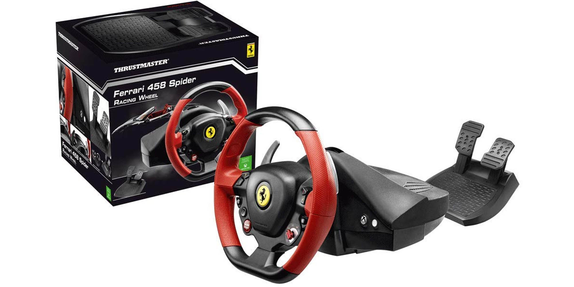 Thrustmaster's licensed Ferrari 458 Spider Racing Wheel Setup falls to ...