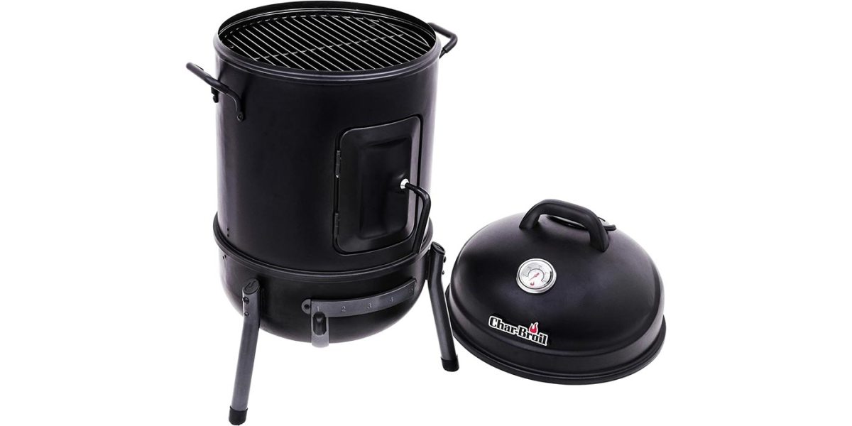 Char-Broil's bullet charcoal smoker makes setting up your backyard BBQ ...
