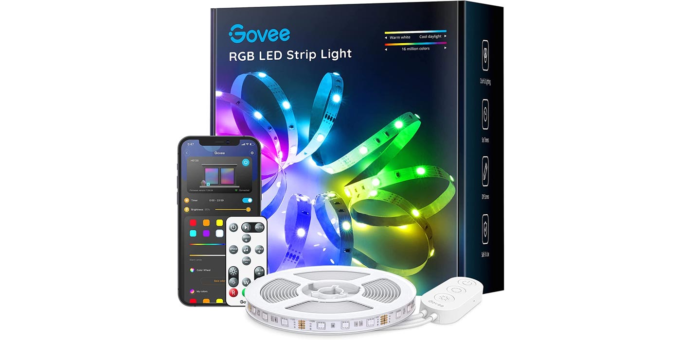 Govee's Bluetooth smart LED lightstrip syncs to your music at 30% off ...