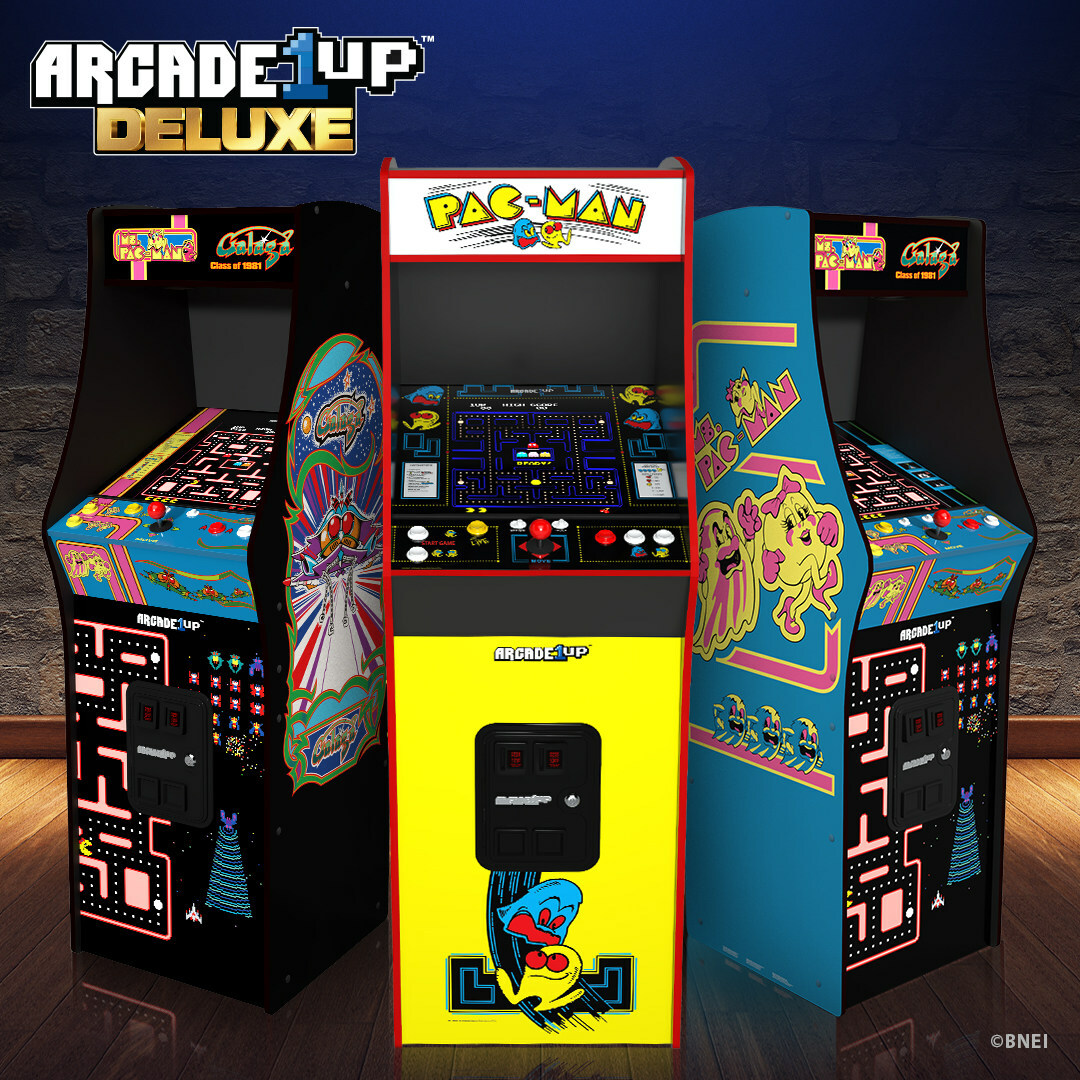 Arcade1Up's new deluxe cabinets include PAC-MAN and more