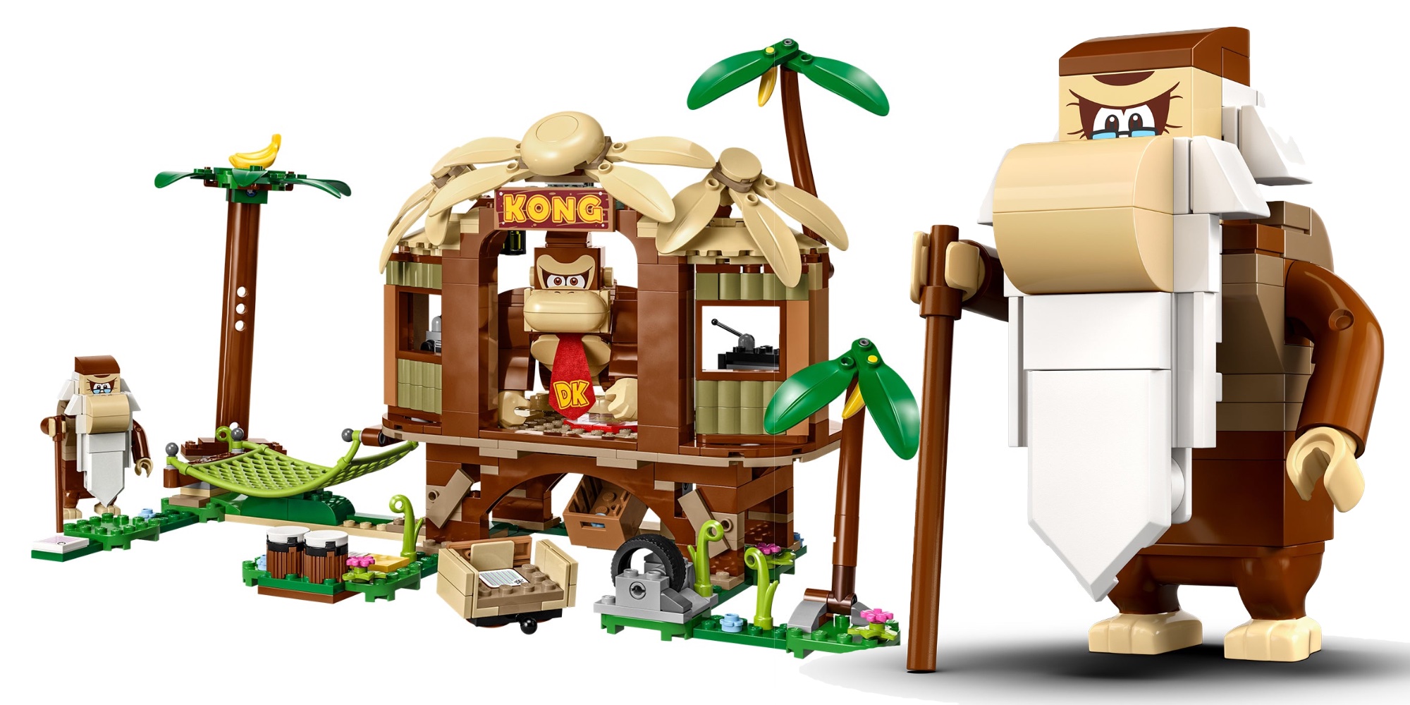 LEGO Donkey Kong Tree House set revealed ahead of August