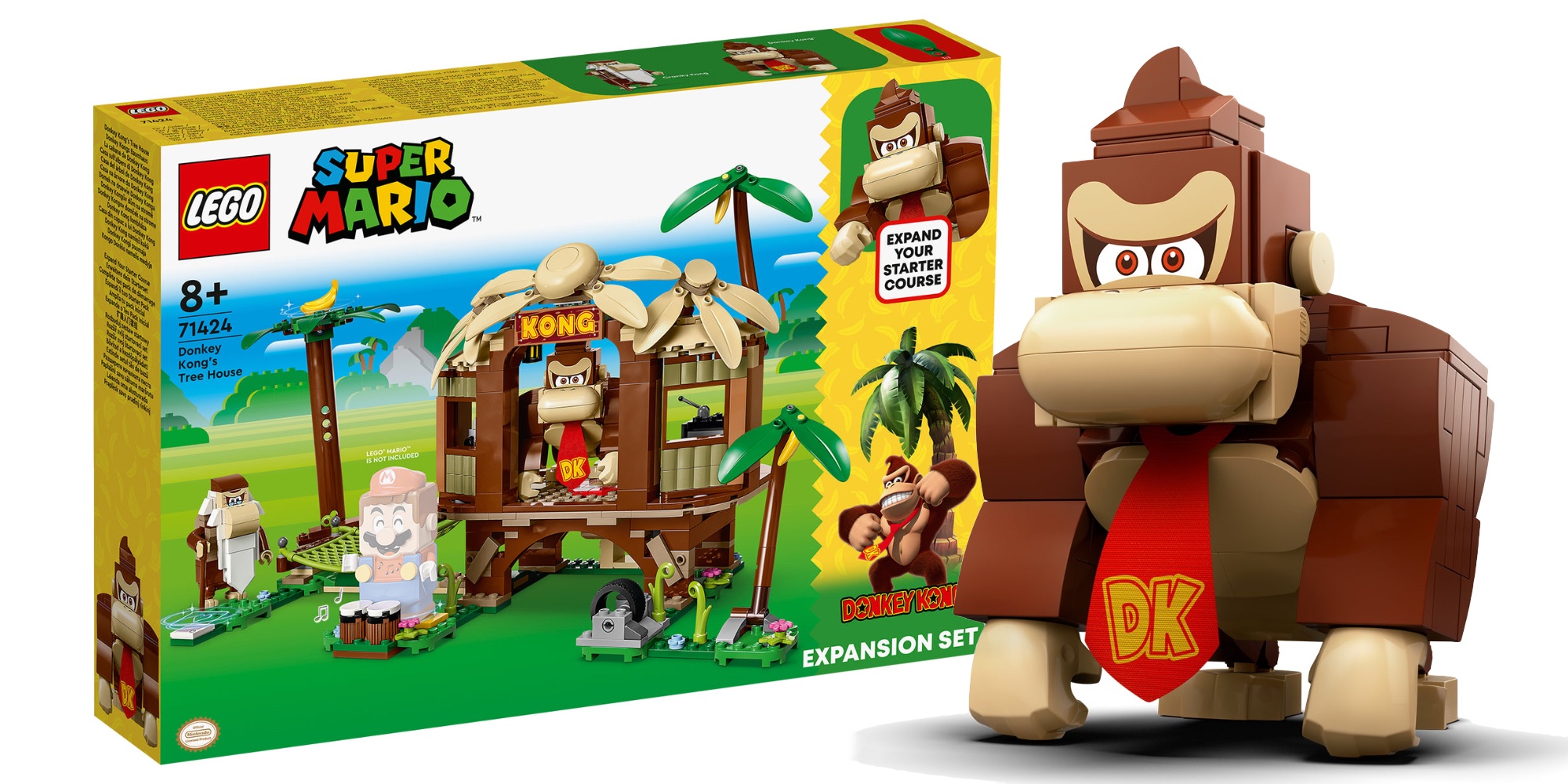 LEGO Donkey Kong Tree House set revealed ahead of August