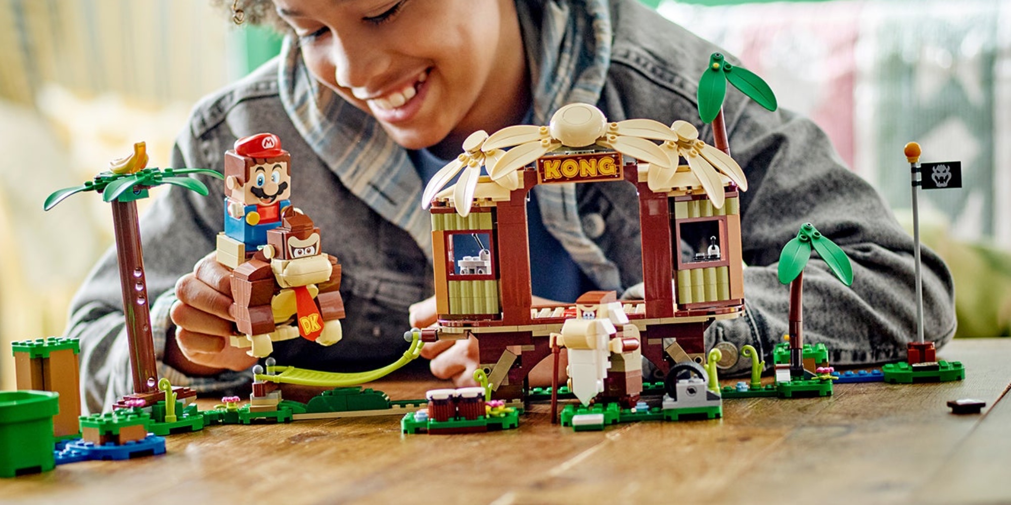 LEGO Donkey Kong Tree House set revealed ahead of August
