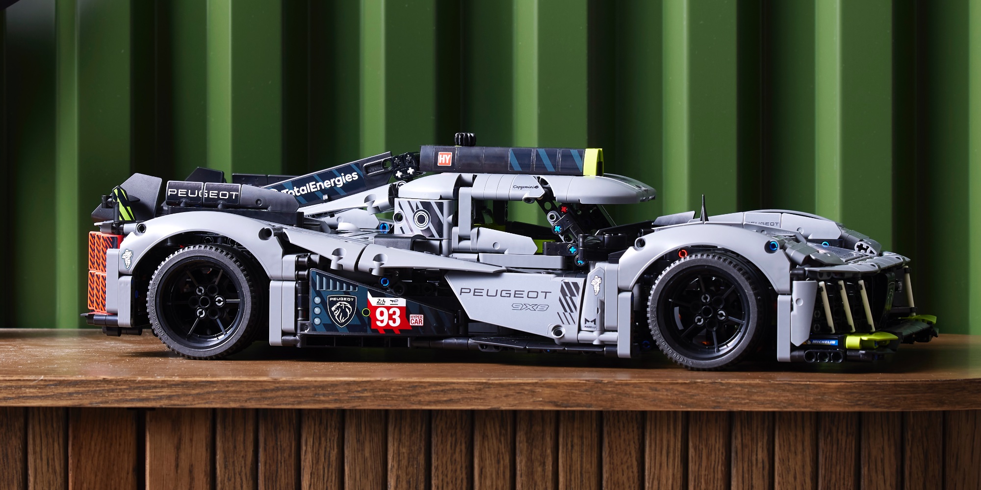 LEGO debuts new 1,800-piece Technic Peugeot 9X8 hypercar with glow-in ...
