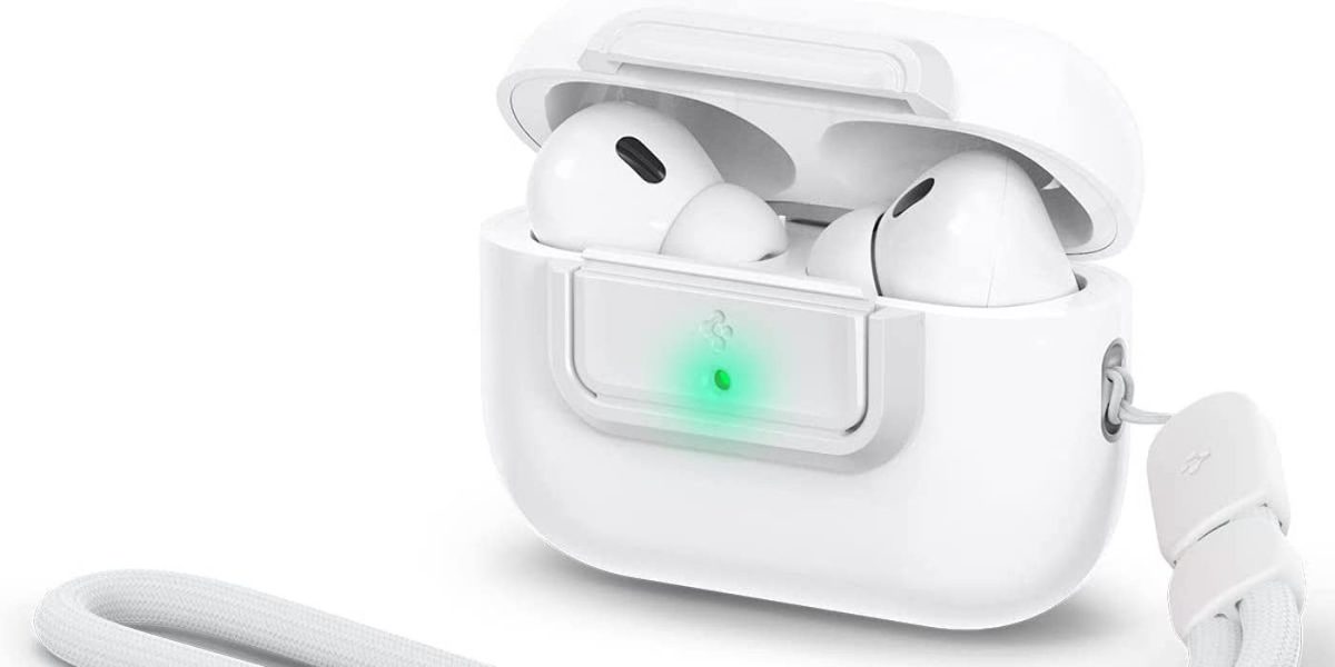 This Spigen device securely locks your AirPods Pro 1/2 case shut on ...