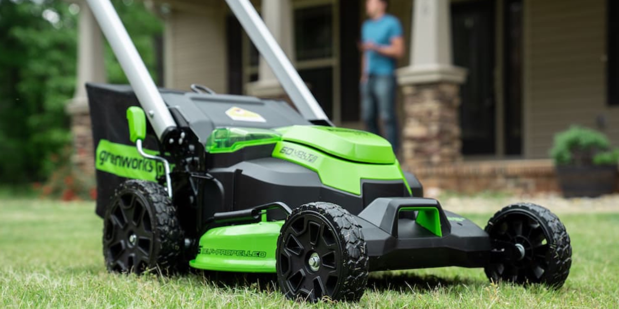 Greenworks spring sale takes $1,500 off electric riding mowers, self ...