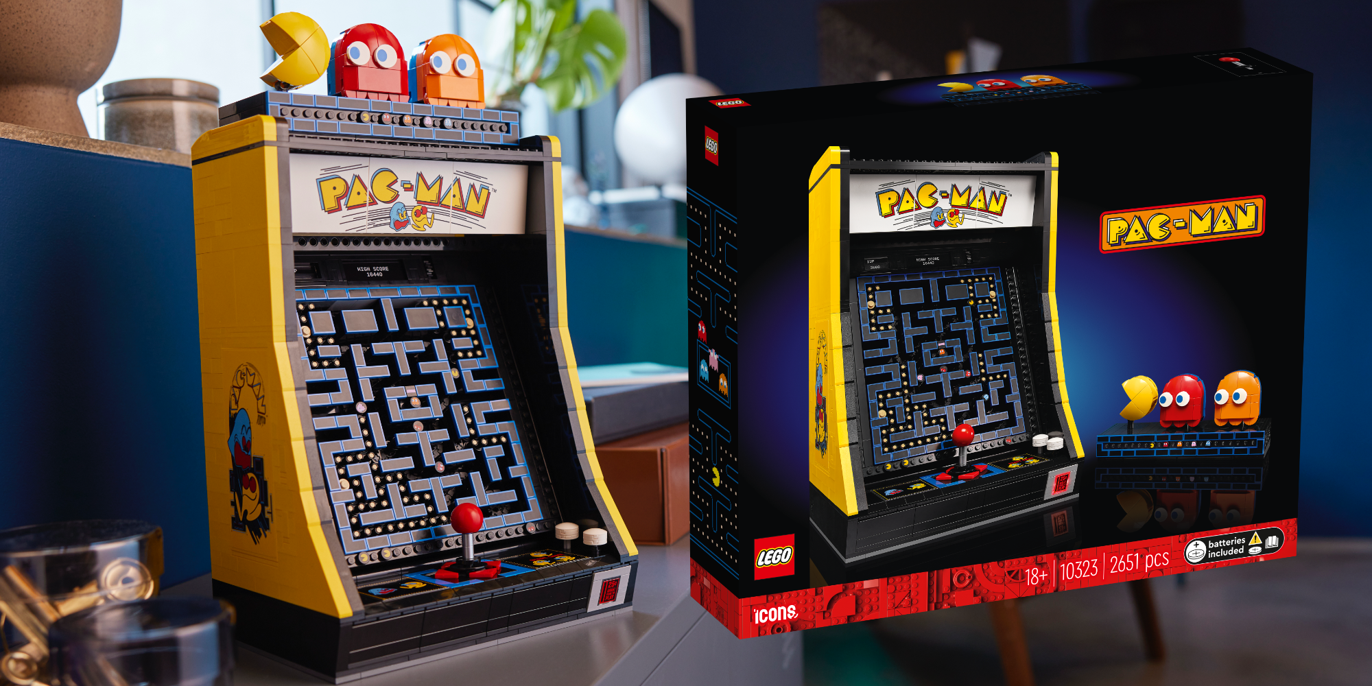 LEGO PAC-MAN arcade launching on June 1 with 2,650 pieces