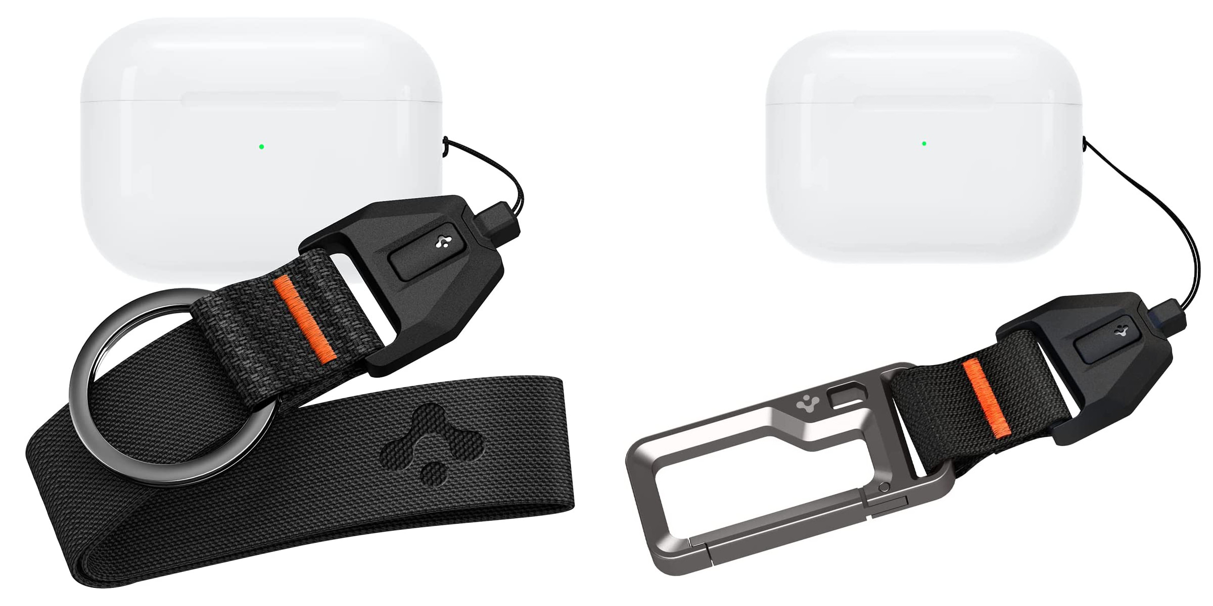 Spigen's latest AirPods Pro 2 titanium carabiner straps/keychains hit ...