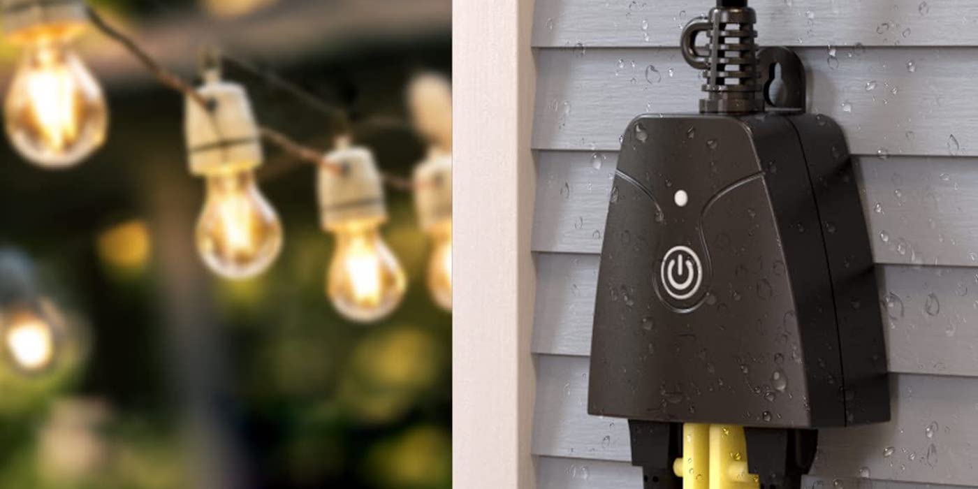 meross Outdoor Smart Plug keeps lights on schedule rain or shine for ...