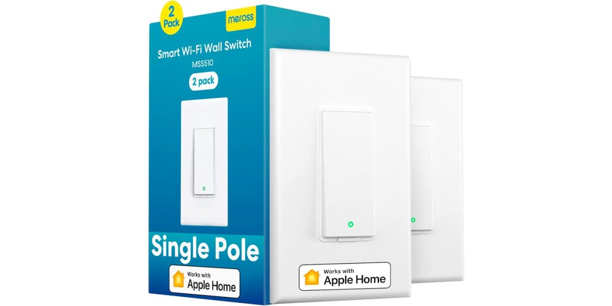 Add two HomeKit meross smart light switches to your setup at new low of ...