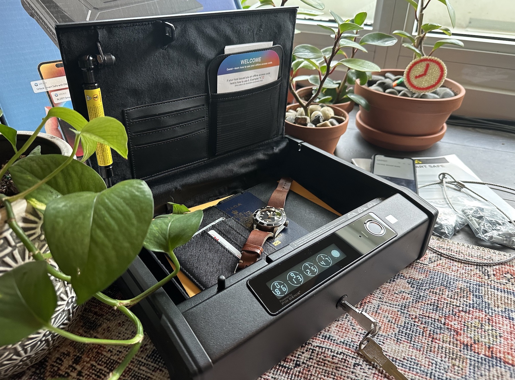 Lockly smart safe review: Biometric scanner, remote access, more