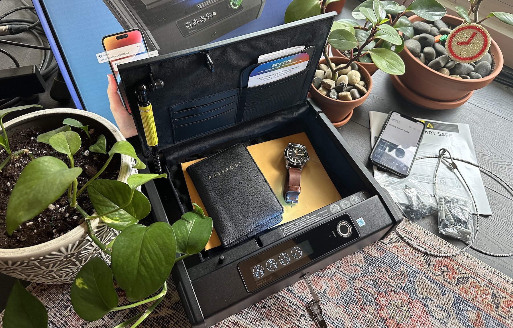 Lockly smart safe review: Biometric scanner, remote access, more