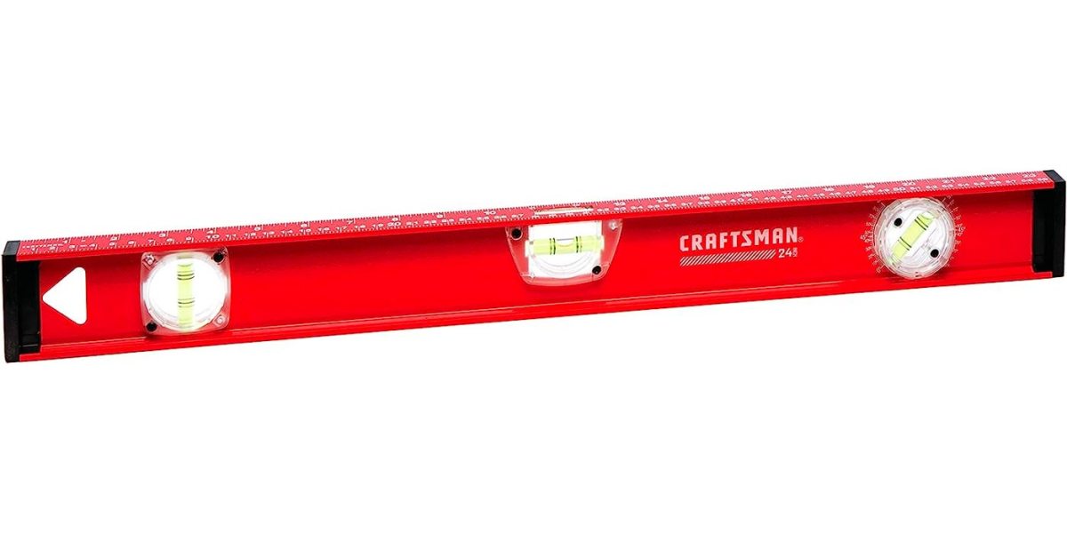 CRAFTSMAN's 24-inch level is a must for making sure projects aren't ...