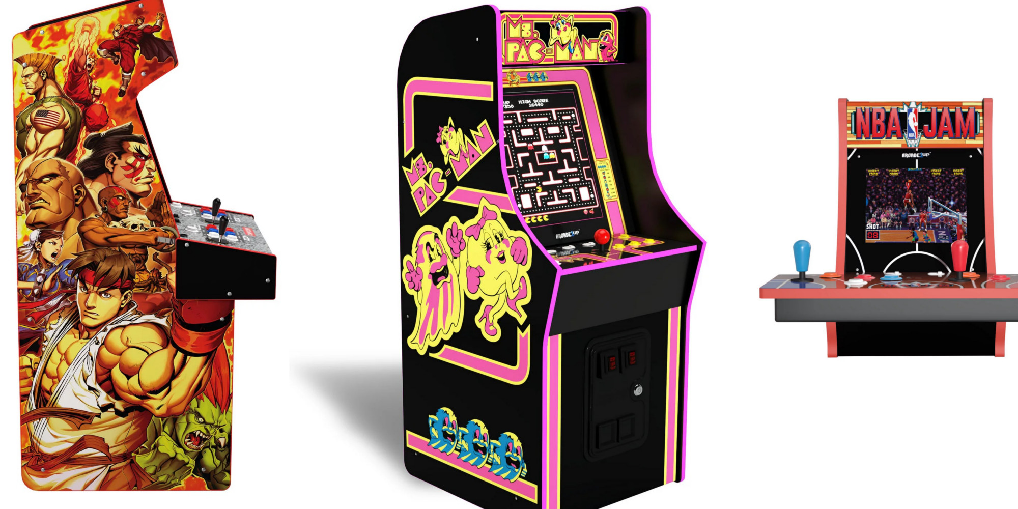 Arcade1Up cabinets and Countercades from $180: PAC-MAN, Street Fighter ...