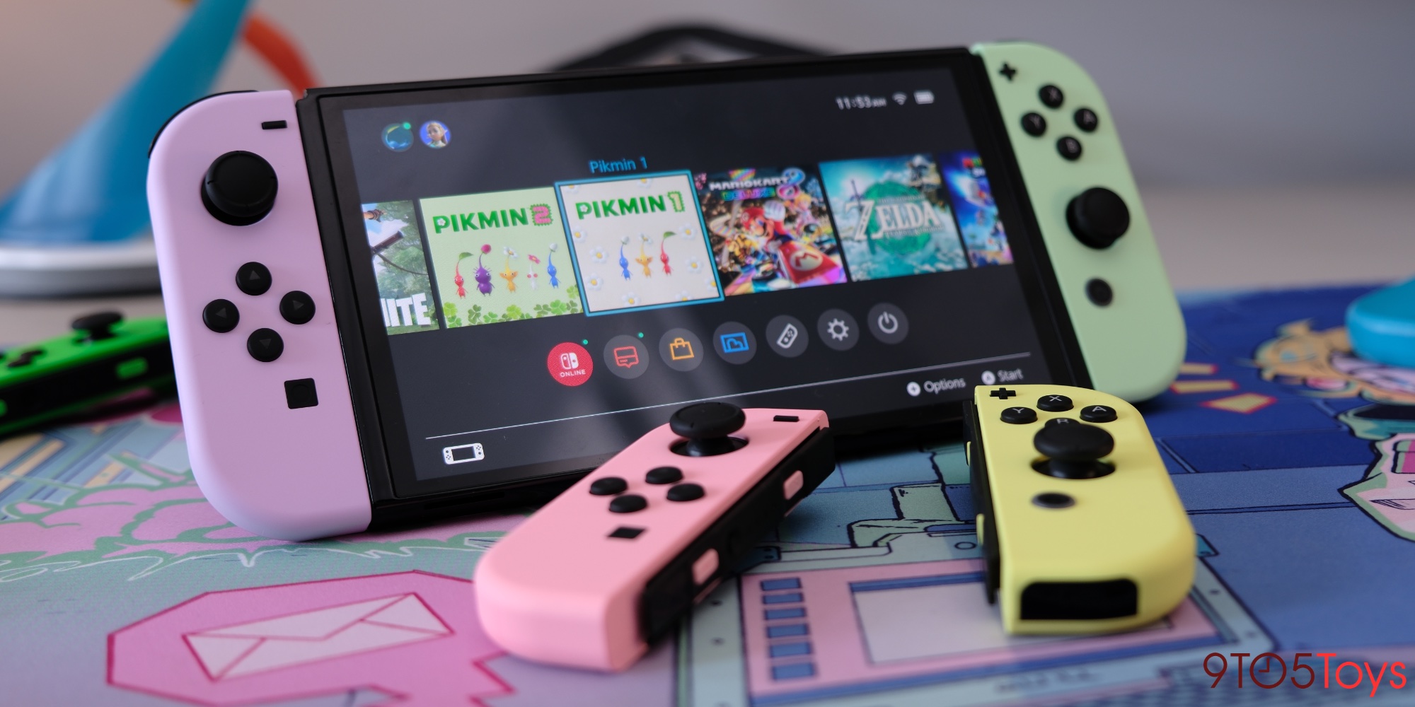 Pastel Joy-Con designs from Nintendo bring summer to your Switch
