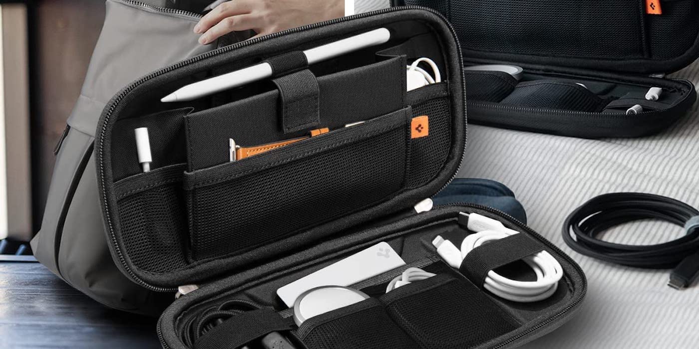 Spigen's latest slim hard shell cable organizer protects your ...