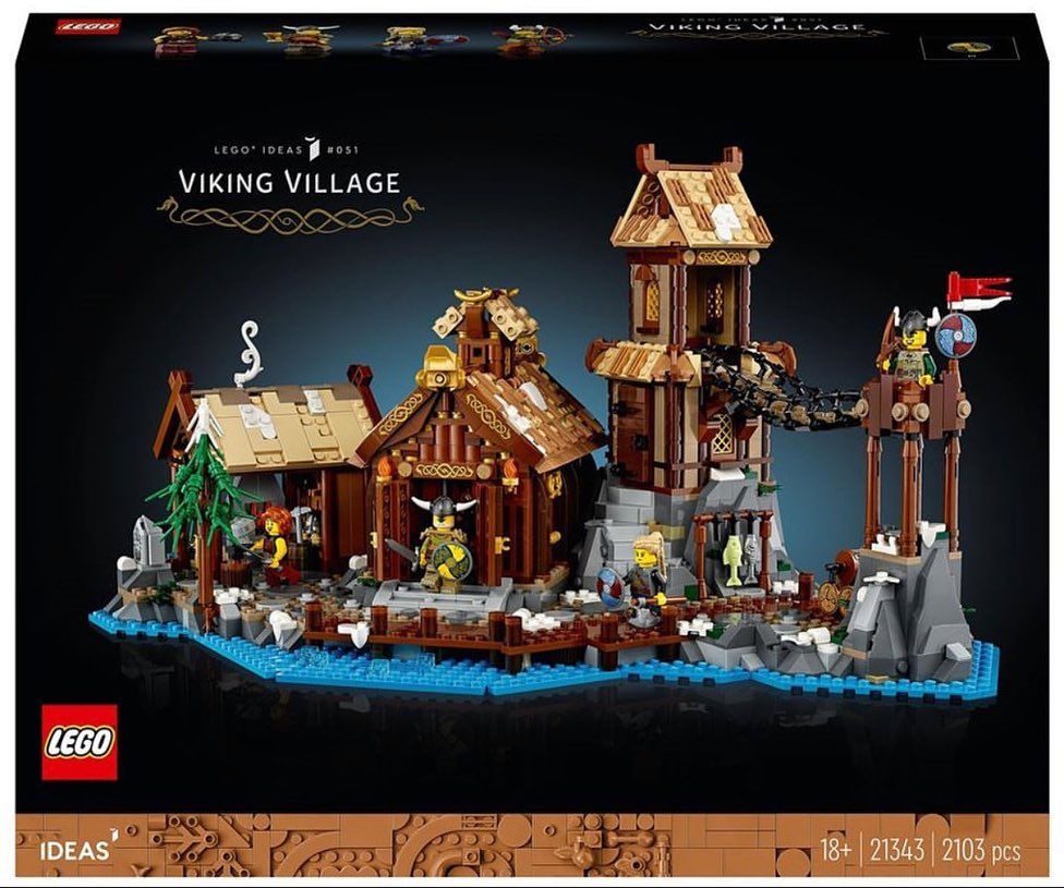 Here's our first look at LEGO's upcoming 2,100-piece Viking Village ...