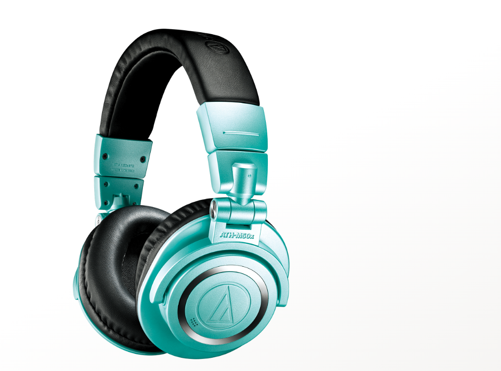 New Ice Blue Audio-Technica ATH-M50x headphones