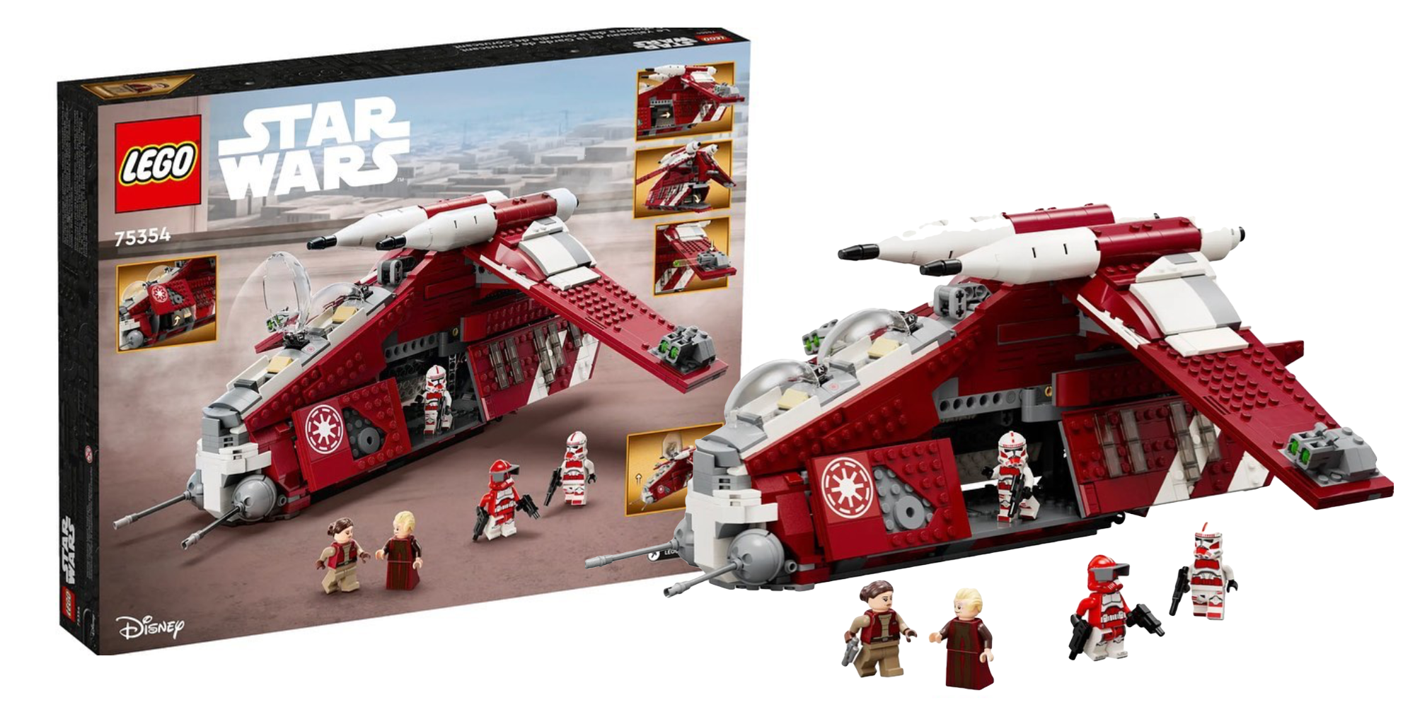 LEGO Coruscant Guard Gunship revealed as set 75354