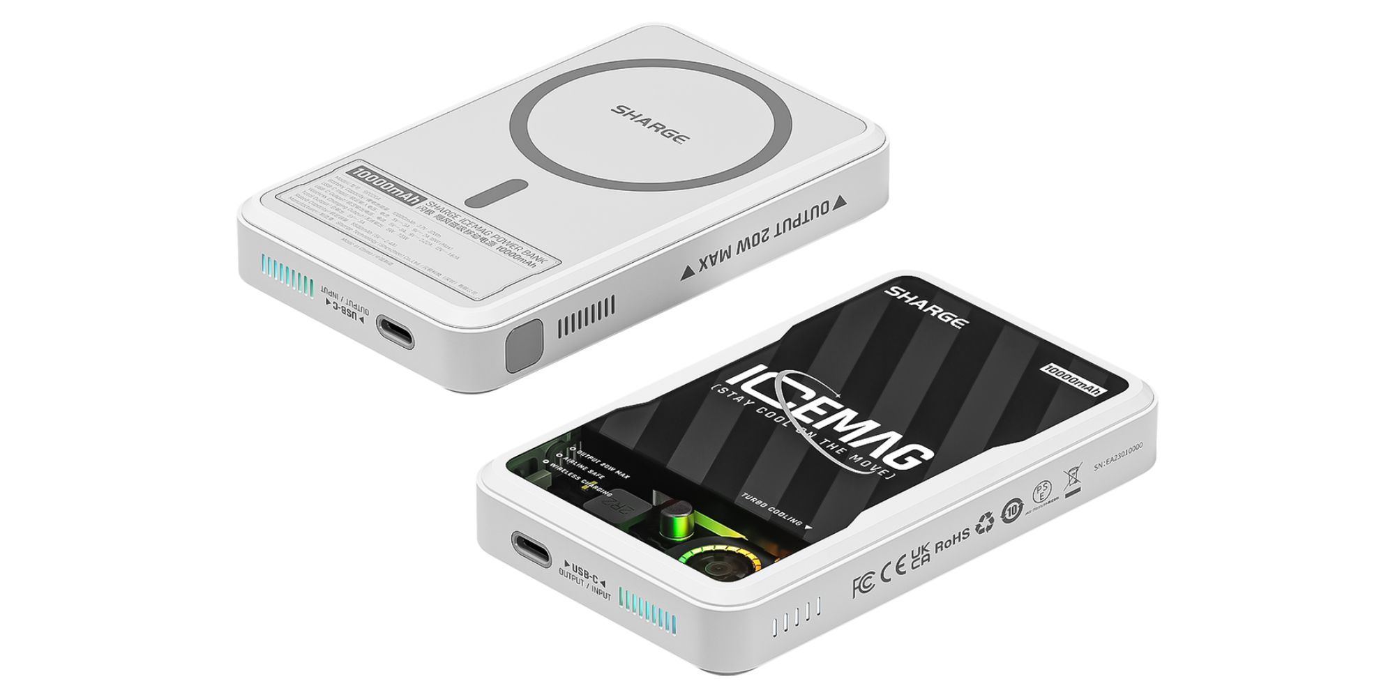 SHARGE ICEMAG Power Bank debuts with actively-cooled design