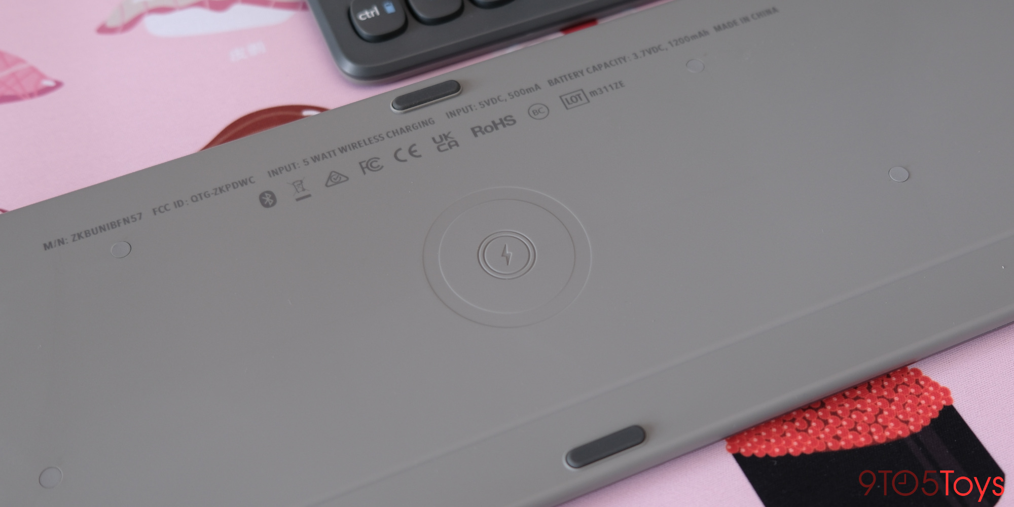 ZAGG Pro Keyboard wirelessly charges with Qi