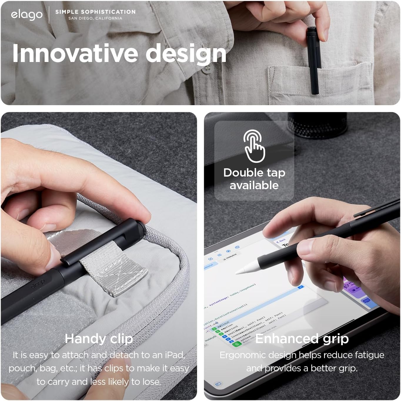 New elago Apple Pencil Clip Case goes live at $15