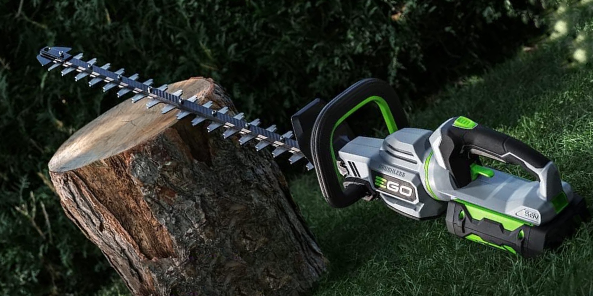 EGO Power+ 56V 25-inch cordless electric hedge trimmer covers year ...