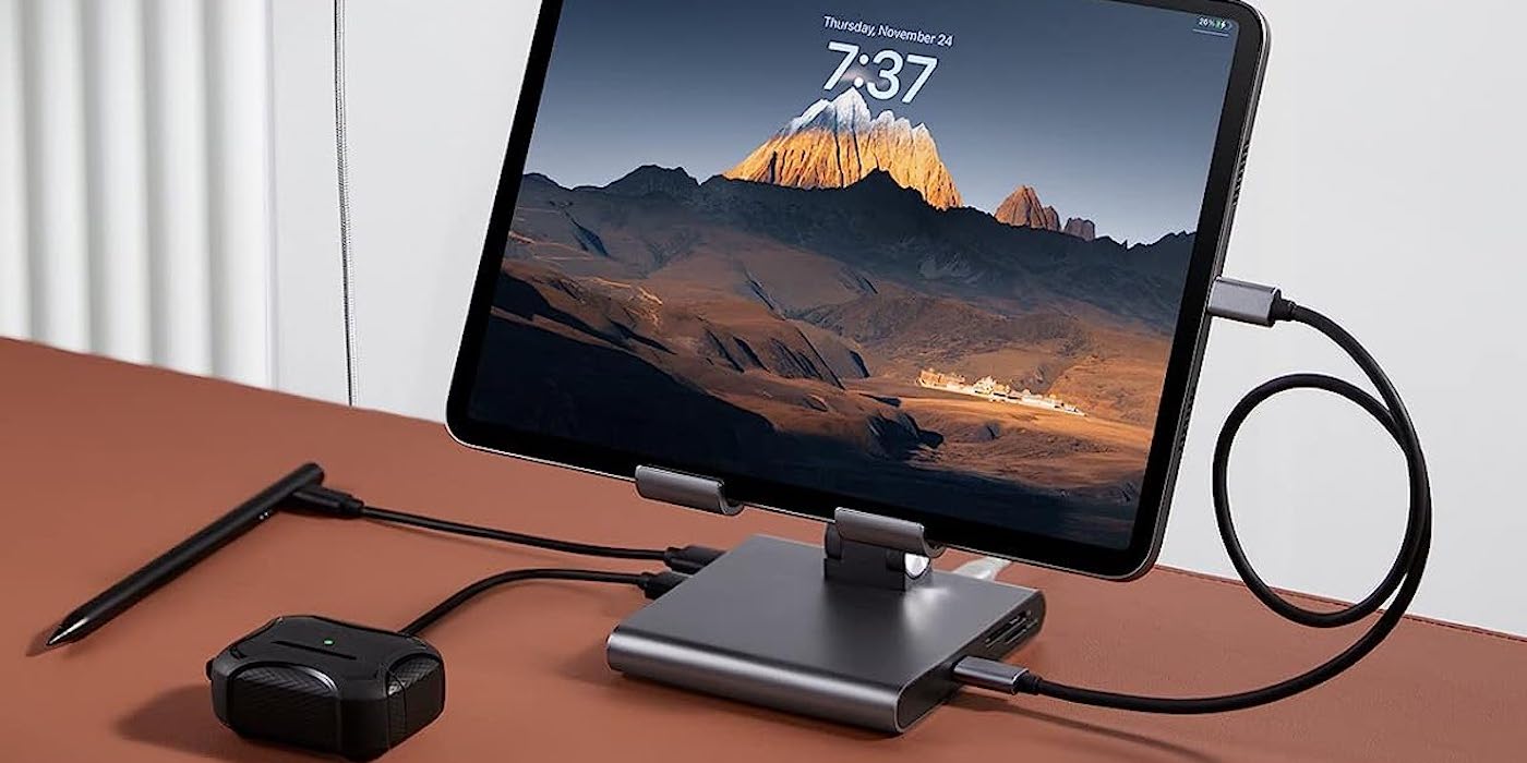 Enhance your tablet setup with ESR's 8-in-1 100W iPad stand hub down at ...