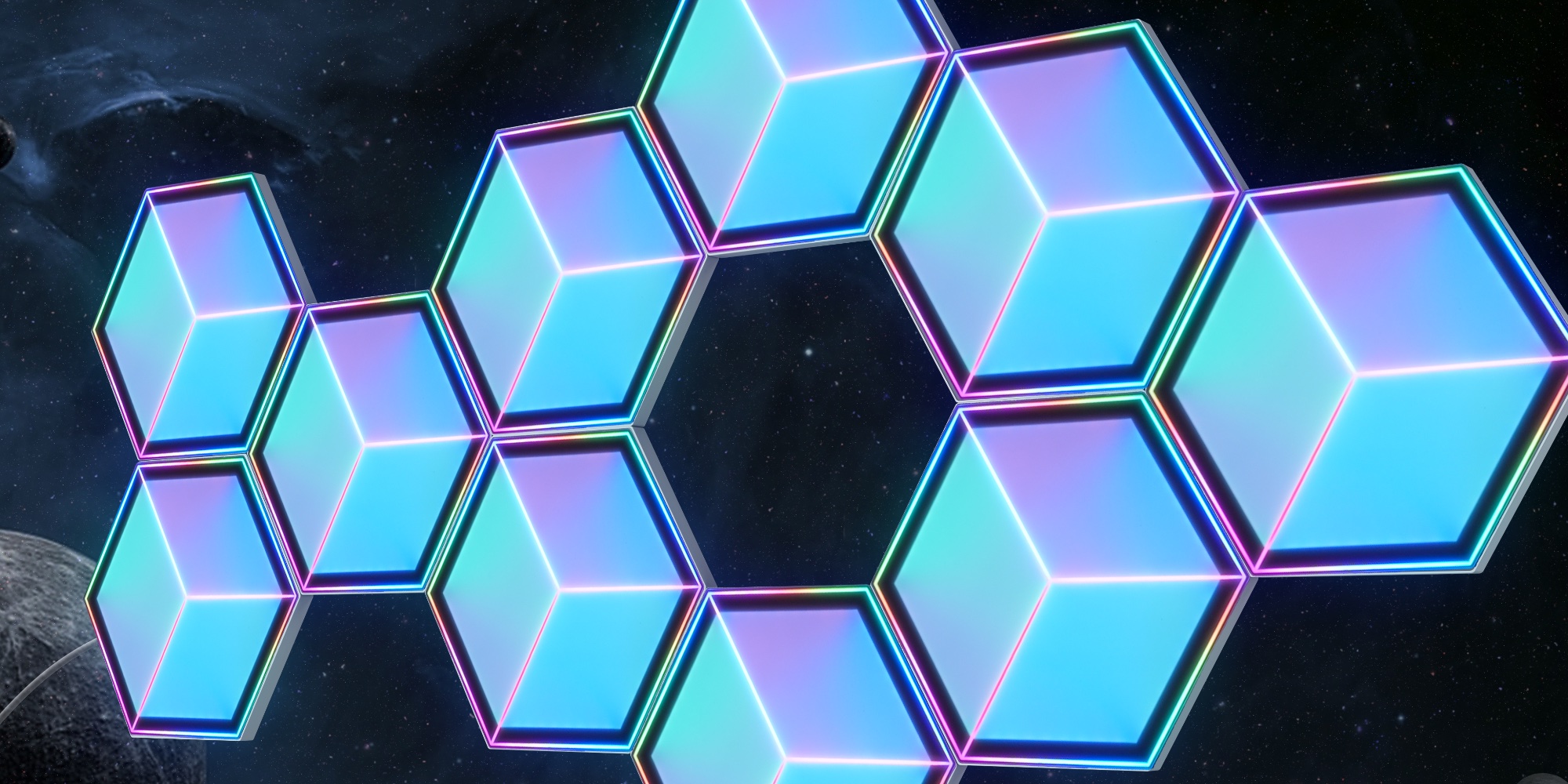 Govee Glide Hexagon Ultra lights debut with brighter design